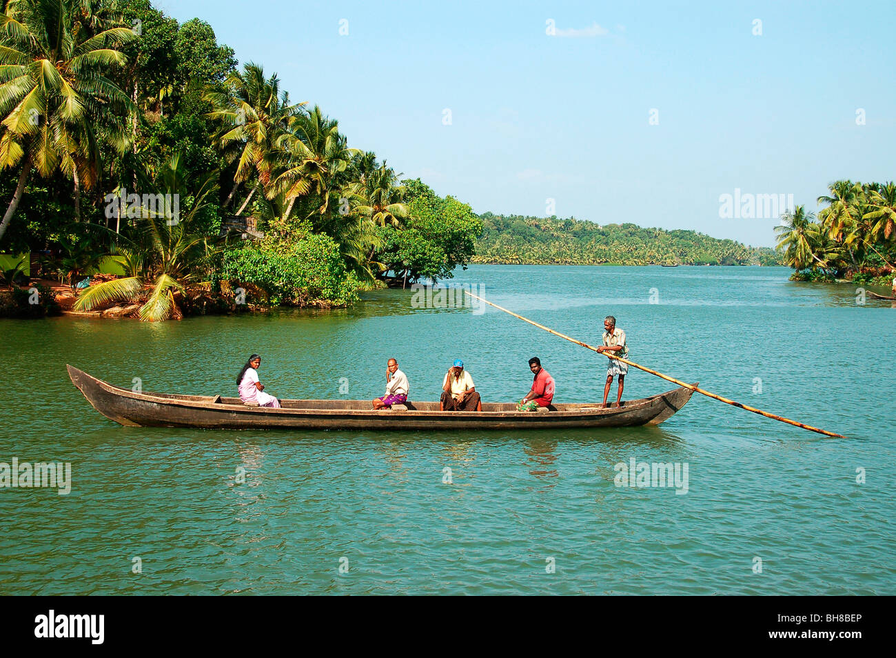 ashtamudi lake, kollam Stock Photo - Alamy