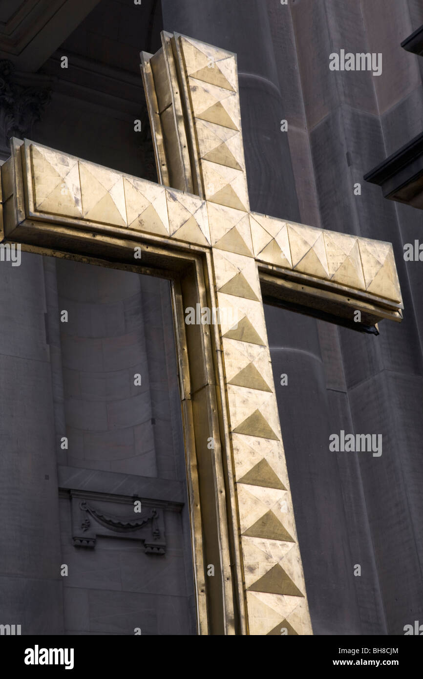 Cross Covered In Gold Berlin Cathedral Stock Photo - Alamy