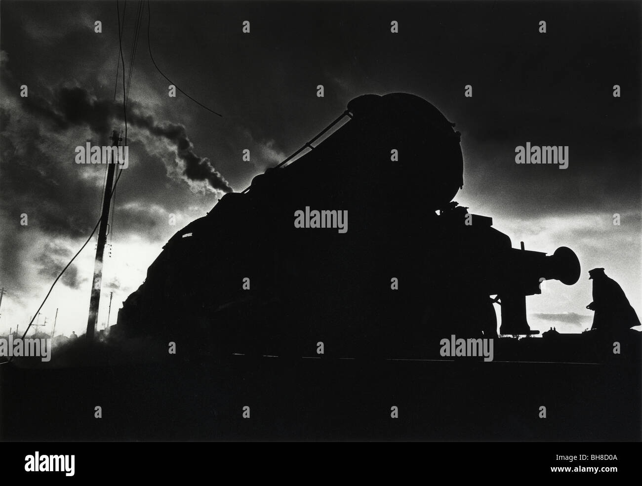 Lms black steam locomotive hi-res stock photography and images - Alamy