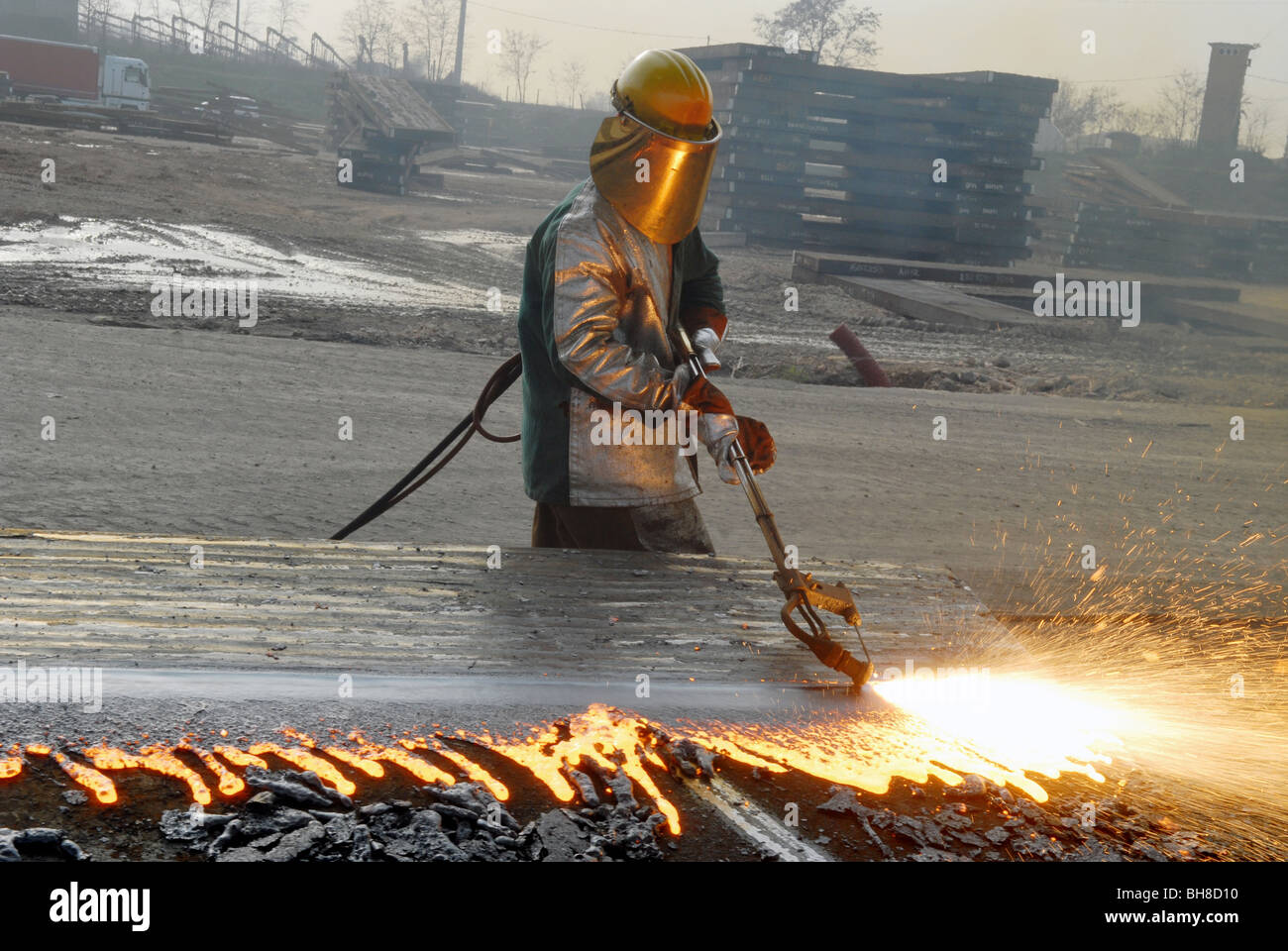 steelworks in Verona (Italy Stock Photo - Alamy