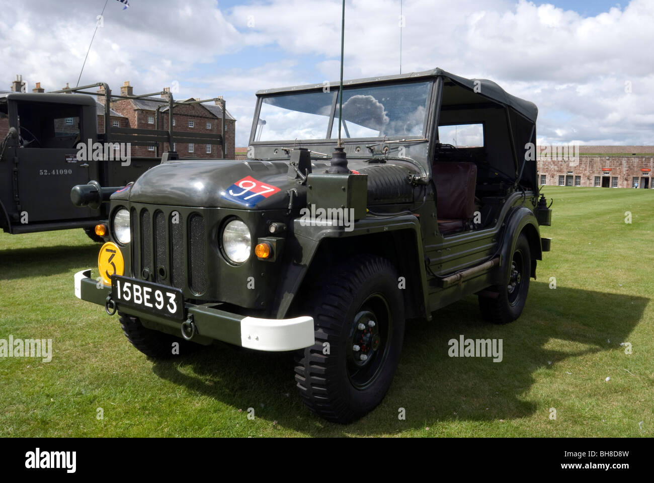 Military Jeep from the Second World War at Fort George, near Inverness ...