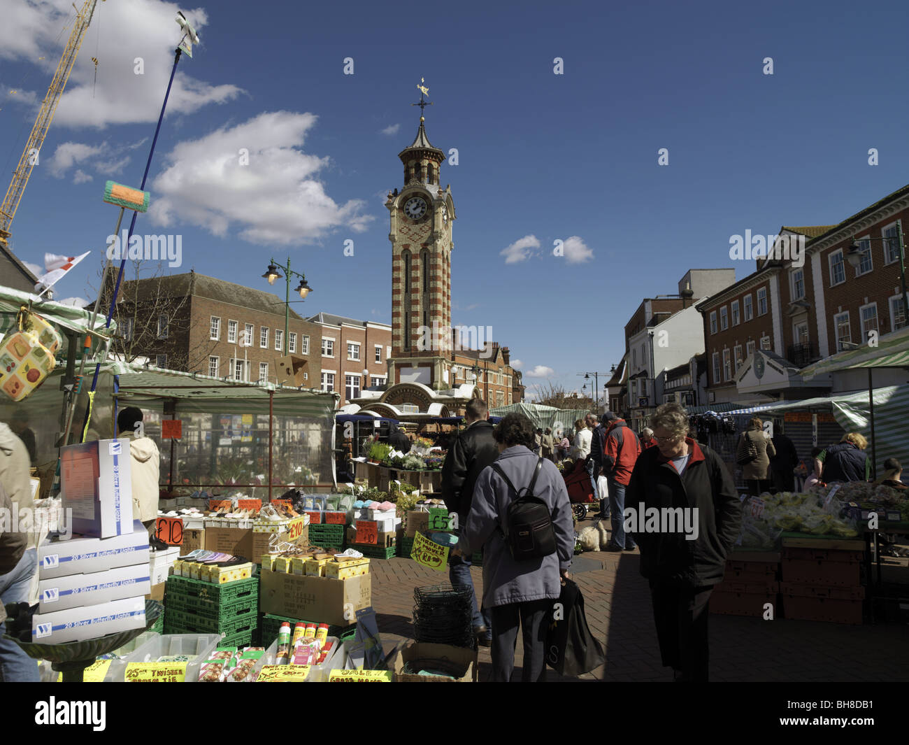 Epsom Market Surrey England Stock Photo - Alamy