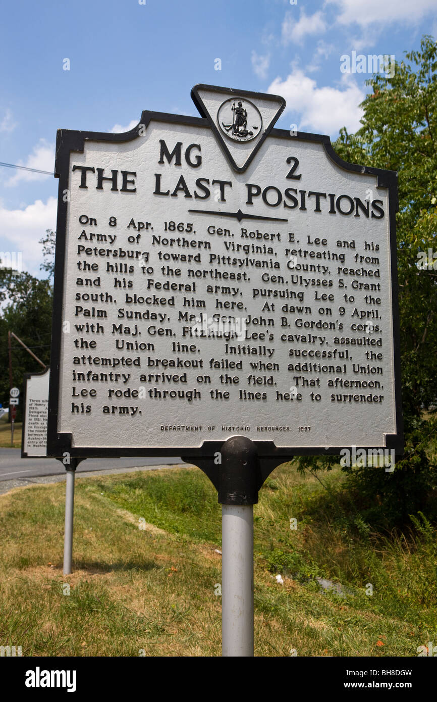 The Last Positions MG-2 Virginia historical marker, VA history landmark ...