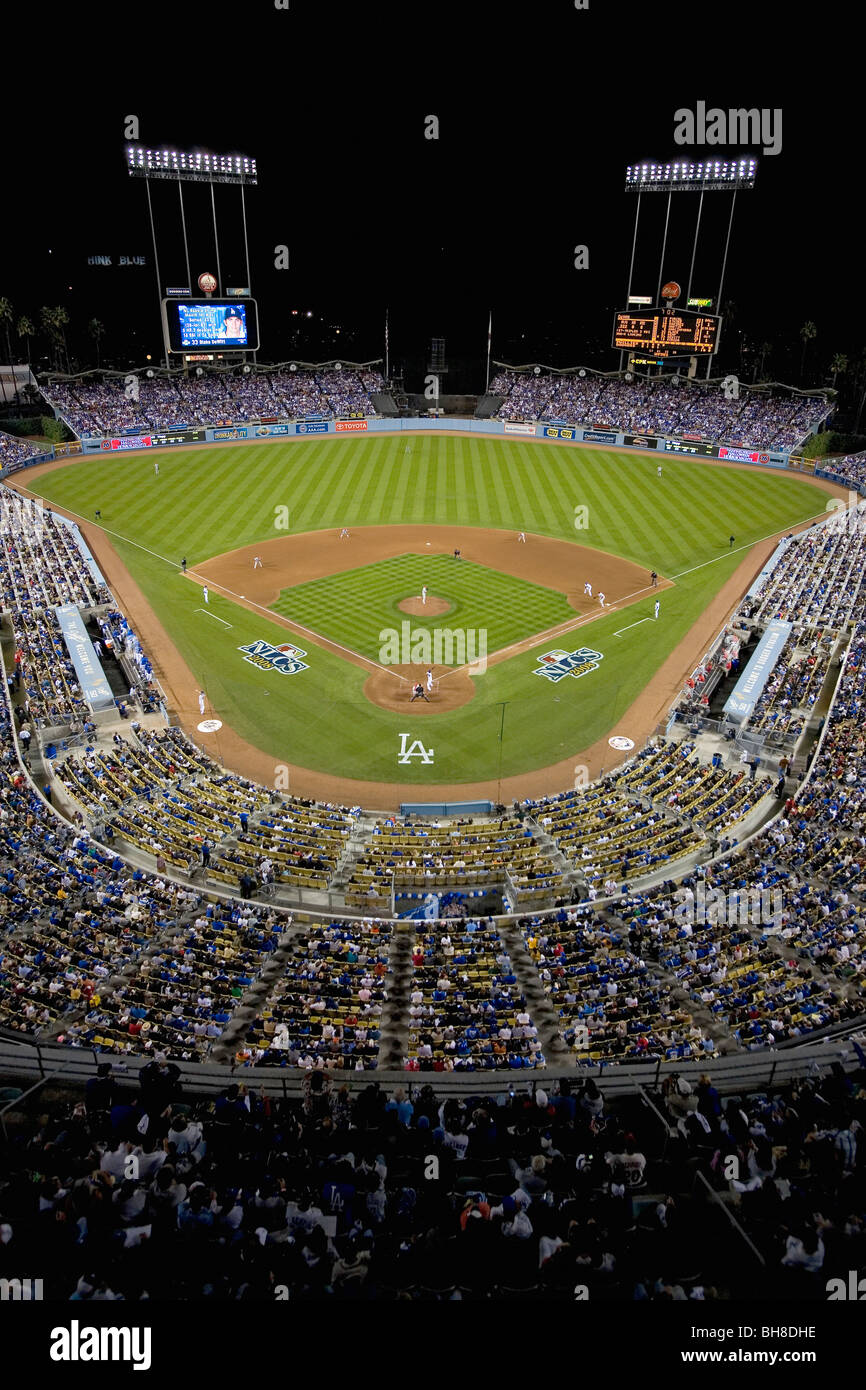 Grandstands overlooking home plate at National League Championship ...