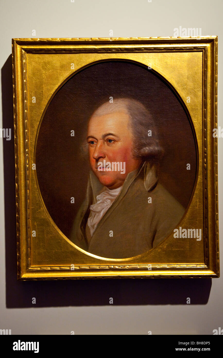 Portrait of John Adams by Charles W Peale Portrait Gallery in the ...