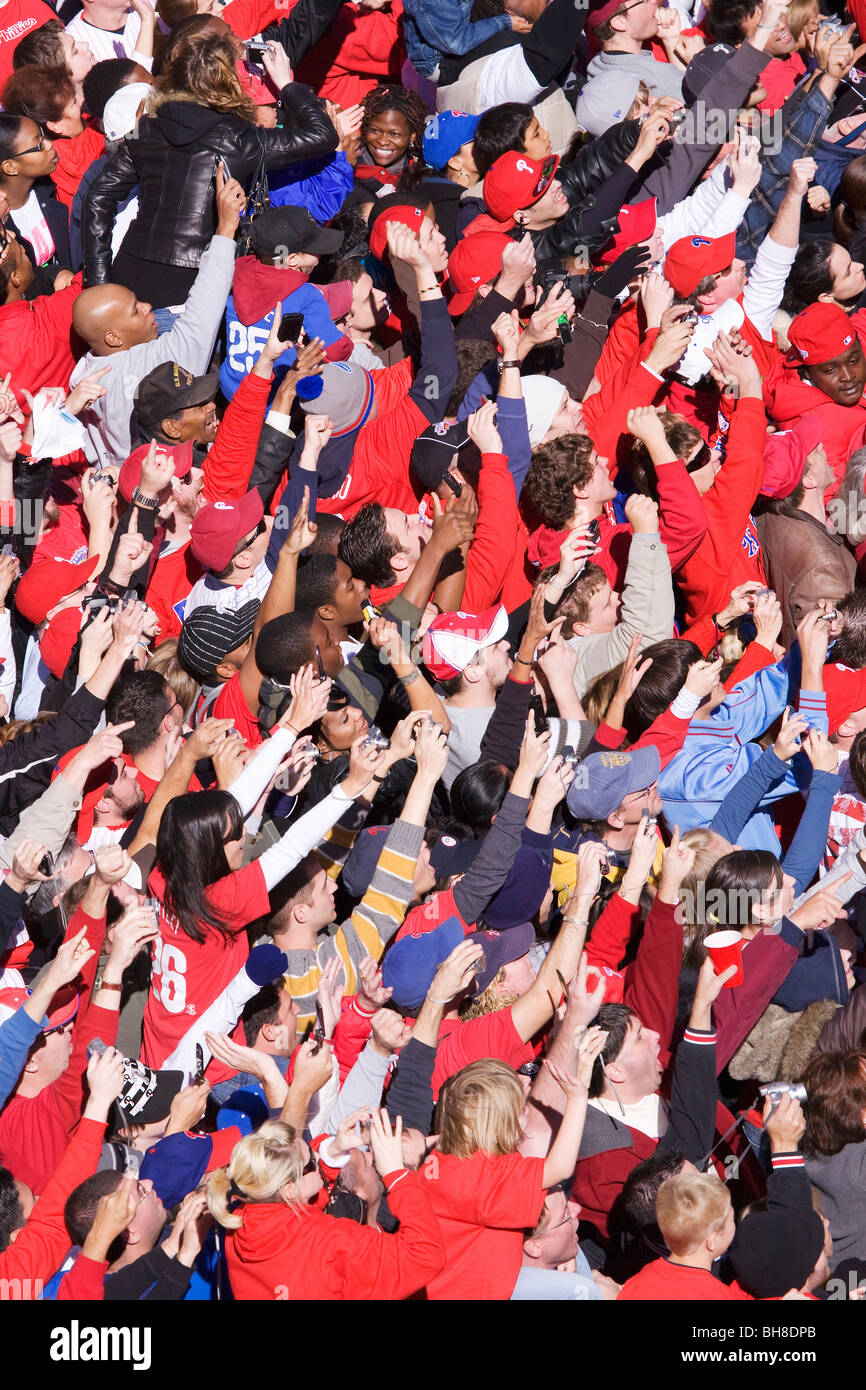 Philadelphia Phillies fans celebrating Phillies World Series victory ... Philadelphia Phillies fans celebrating Phillies World Series victory ...