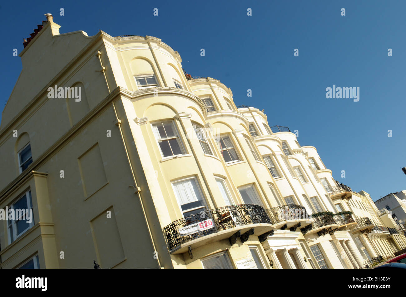 Regency style townhouses in Brighton Stock Photo - Alamy
