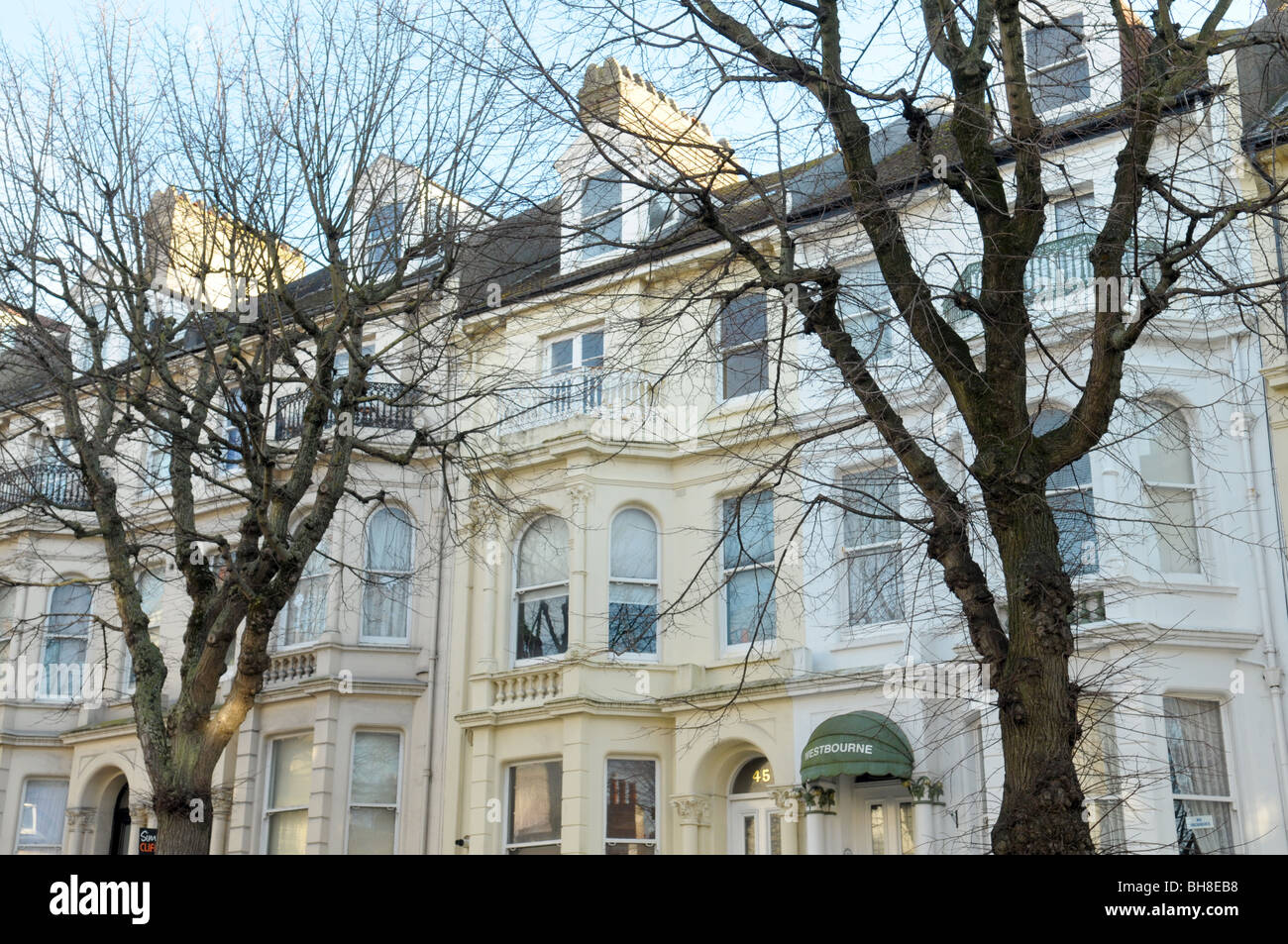 Regency style townhouses in Brighton Stock Photo - Alamy