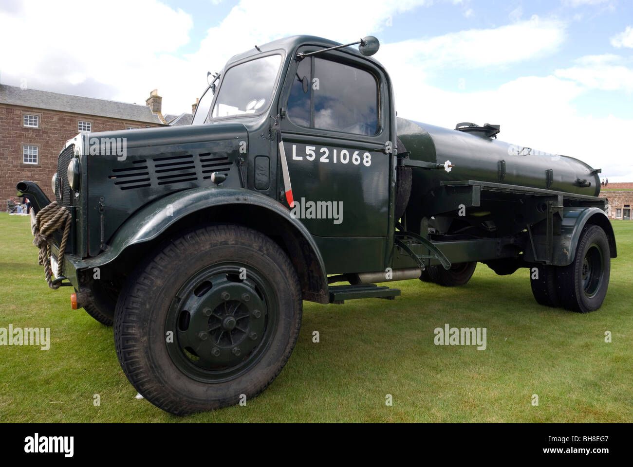 Military tanker from the Second World War at Fort George, near ...