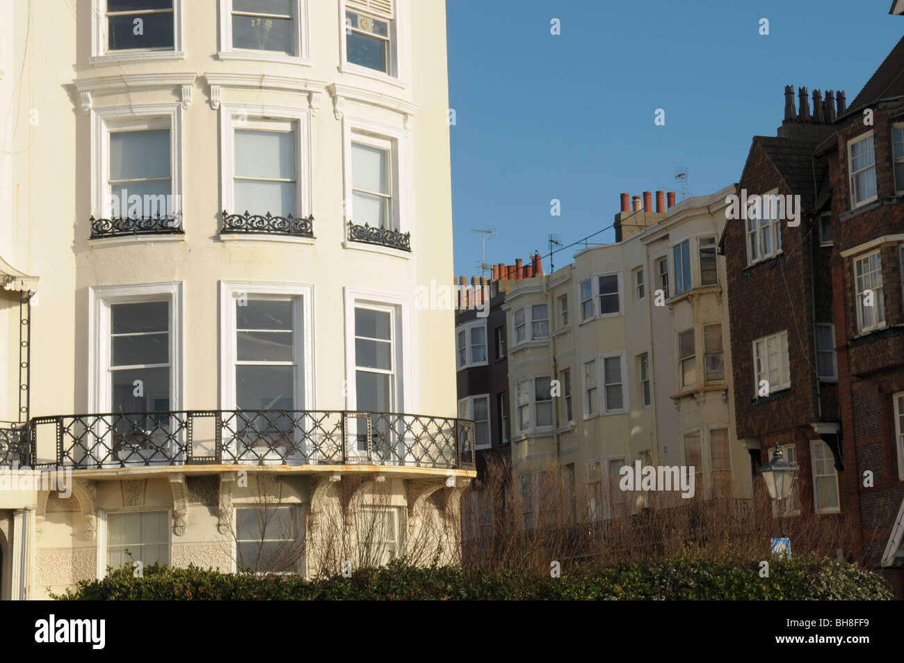 Regency style townhouses in Brighton Stock Photo - Alamy