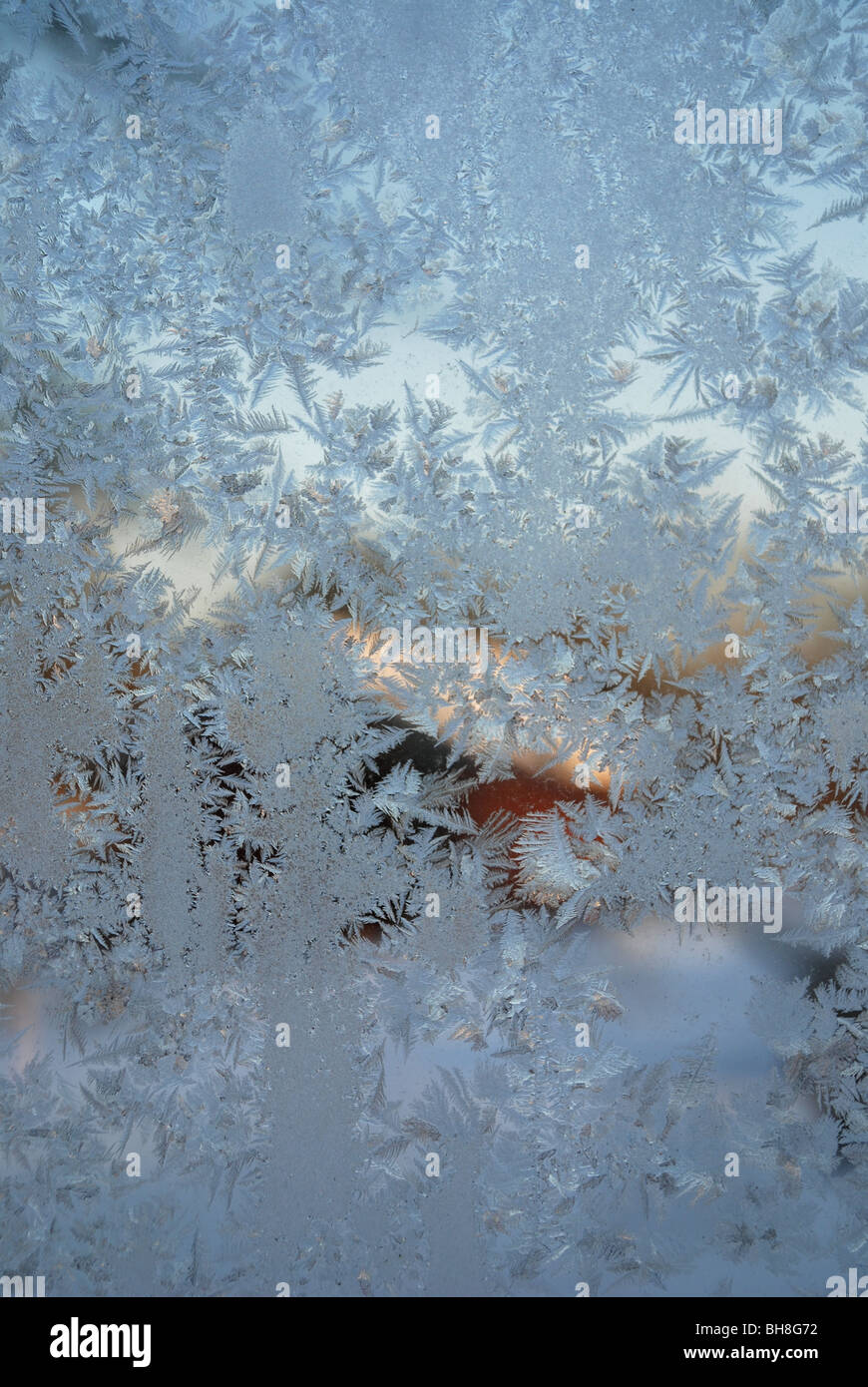 Frost crystals glass hi-res stock photography and images - Alamy