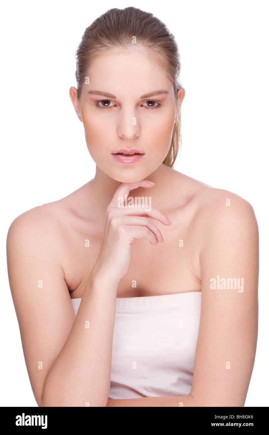 Gorgeous cleavage woman hi-res stock photography and images - Alamy