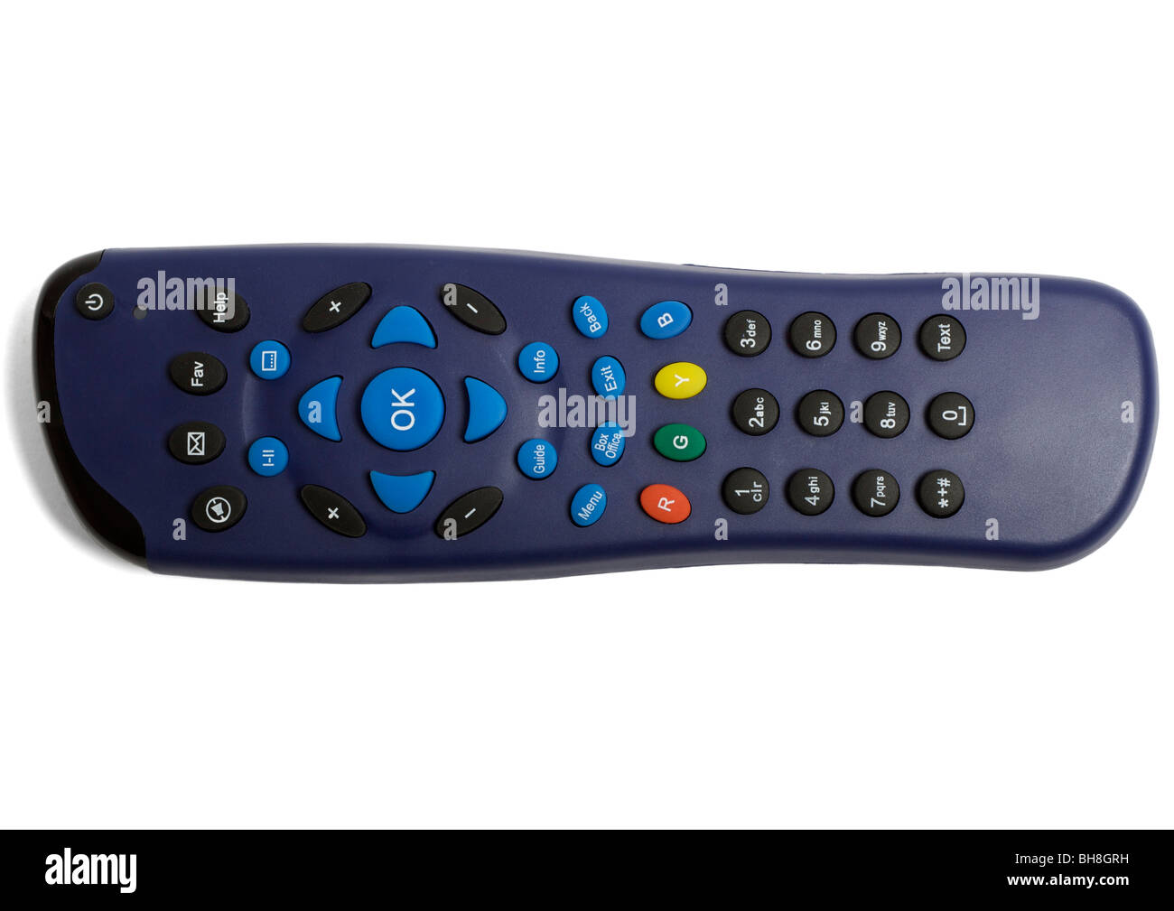 Remote control on white background Stock Photo - Alamy