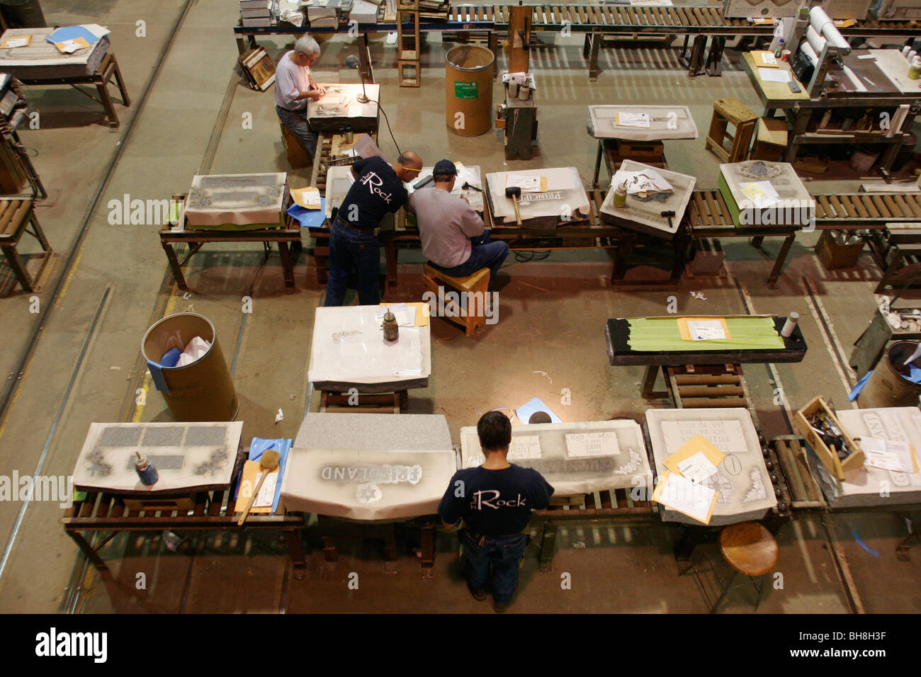 Rock of Ages quarry factory Stock Photo - Alamy