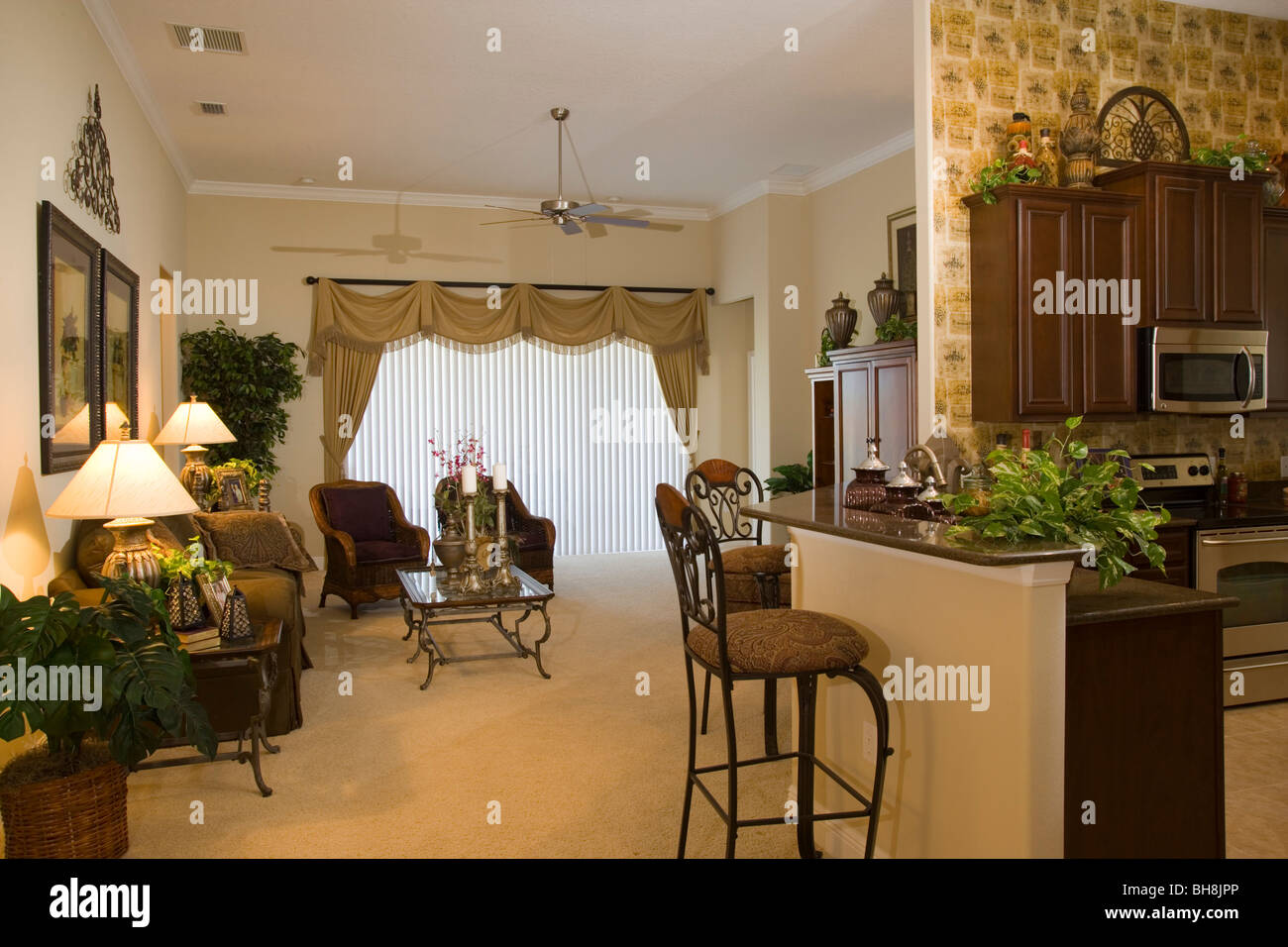 Modern home interiors Stock Photo - Alamy