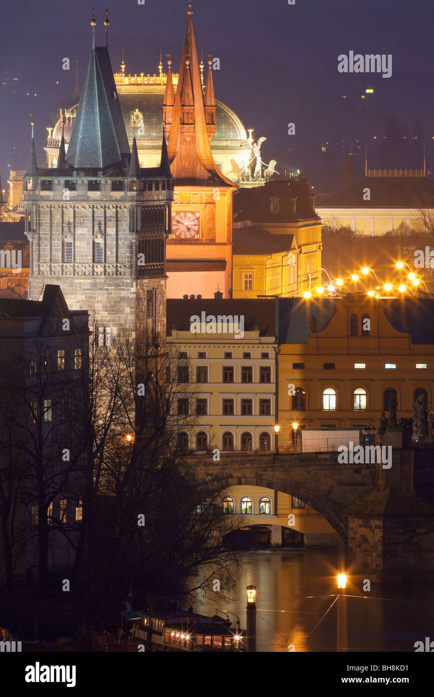 Prague towers hi-res stock photography and images - Alamy