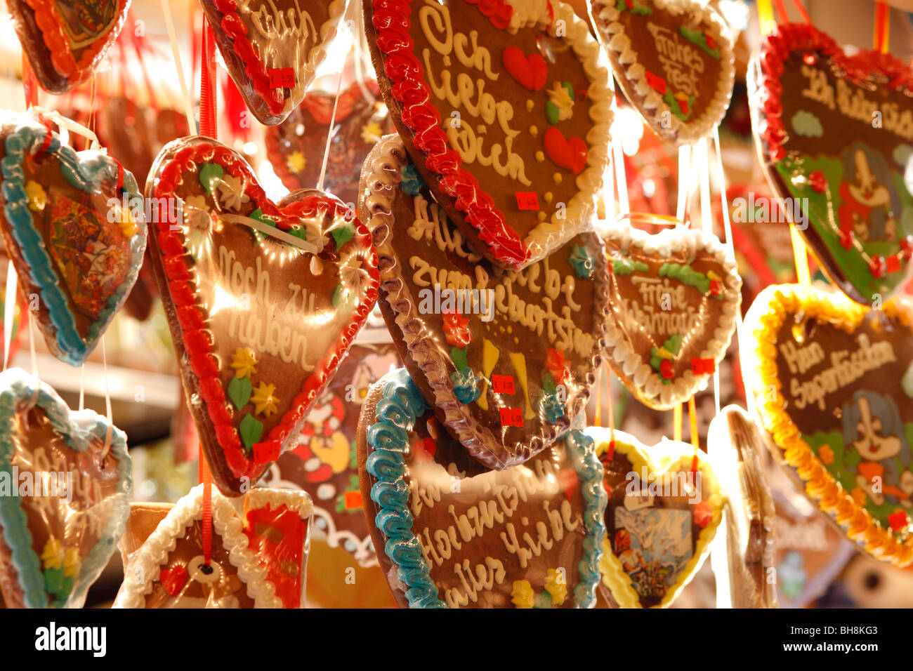 Gingerbread heart germany hi-res stock photography and images - Alamy