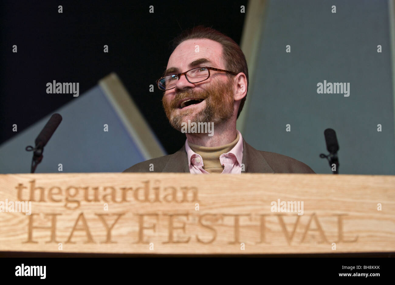 British author Timothy Garton Ash pictured at Hay Festival 2009 Stock ...