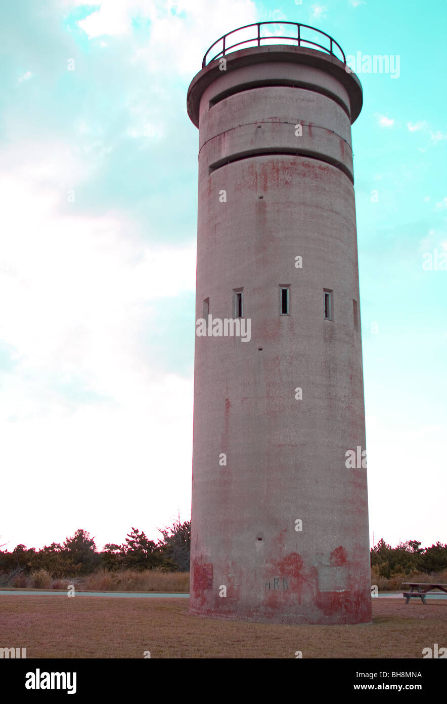 WWII Defense Tower Stock Photo - Alamy