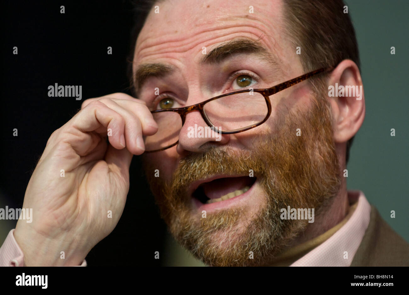 British author Timothy Garton Ash pictured at Hay Festival 2009 Stock ...