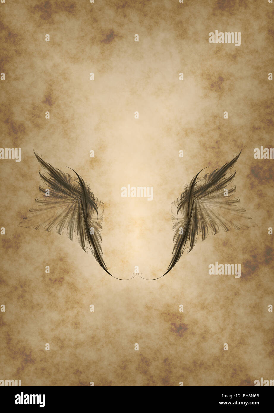 Sheet of old parchment in classical style Stock Photo - Alamy