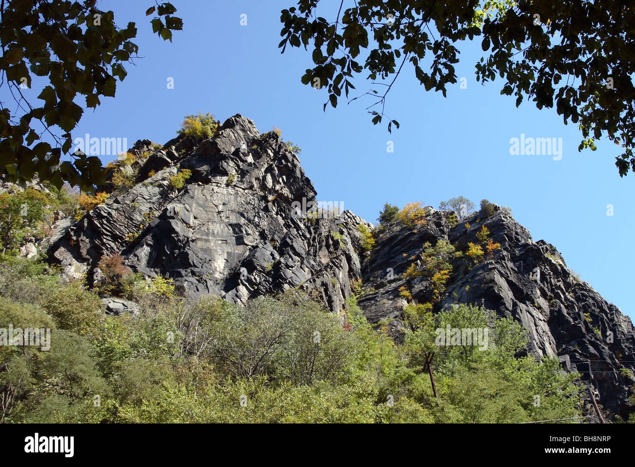 Rock cliffs at Harper's Ferry, WV Stock Photo - Alamy
