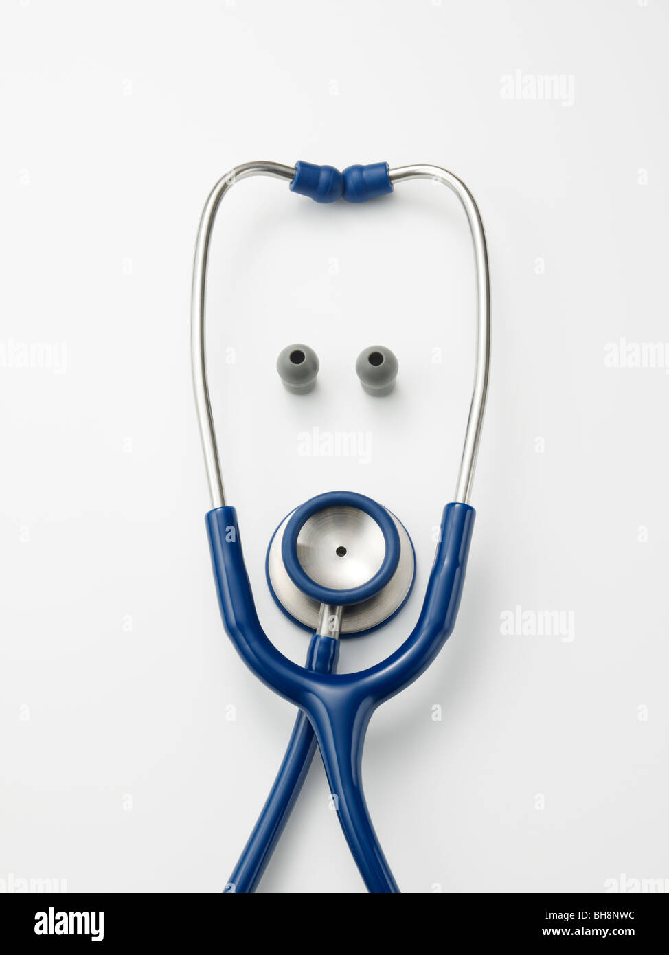 face formed from stethoscope Stock Photo - Alamy