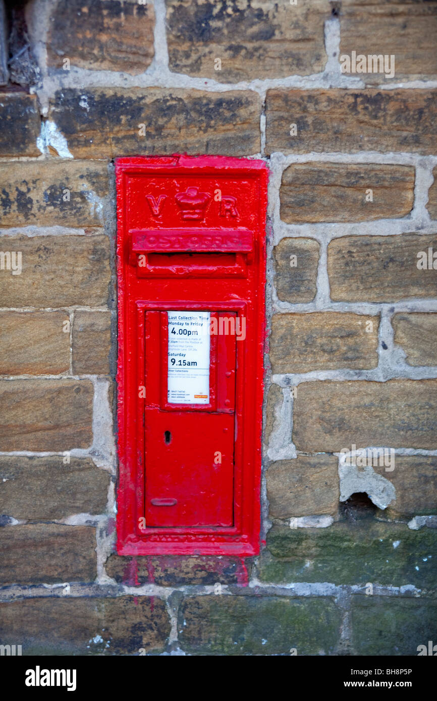 a vr post box in Penistone south Yorkshire England UK Stock Photo - Alamy