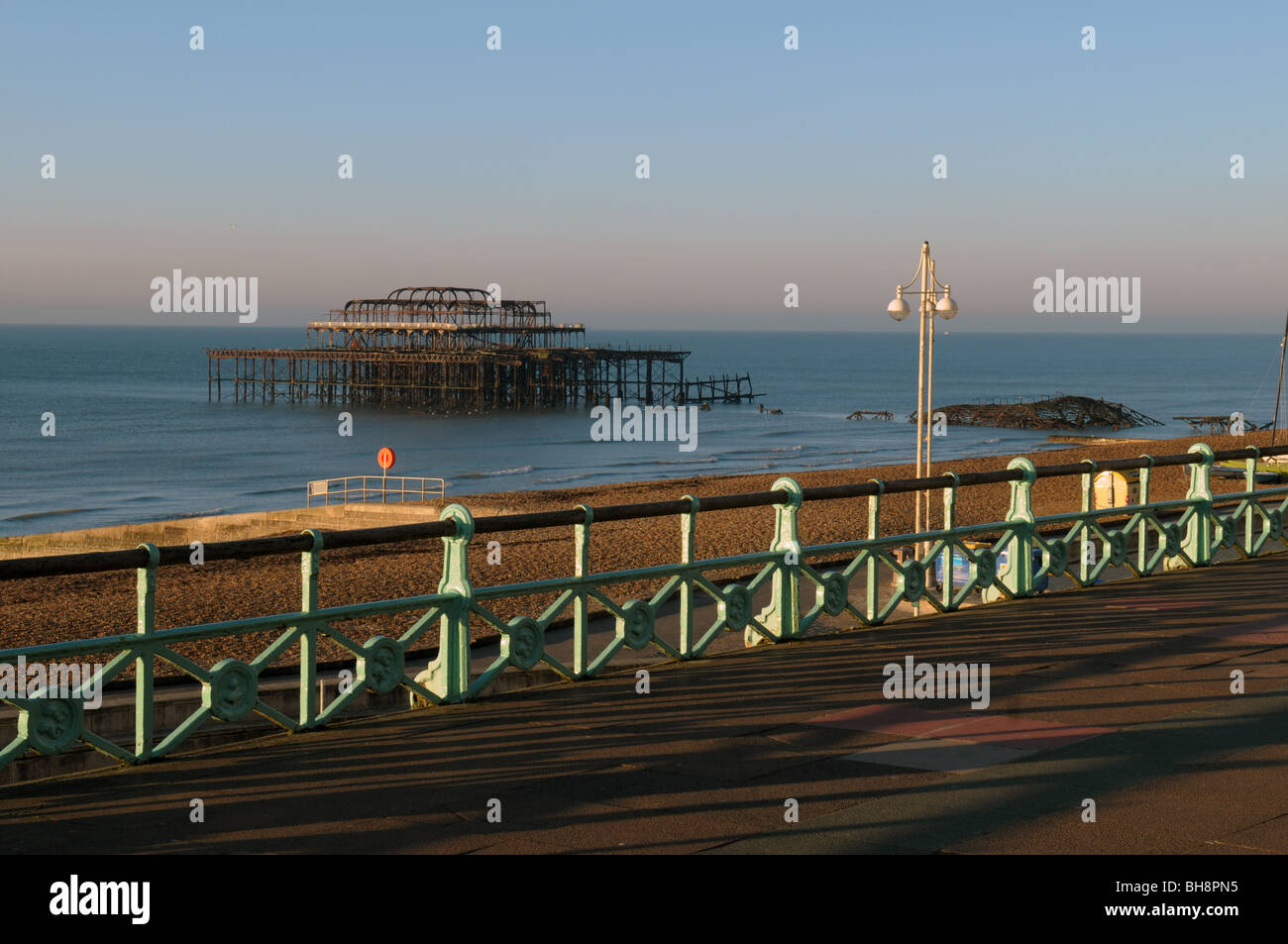 Brighton seafront west pier hi-res stock photography and images - Alamy