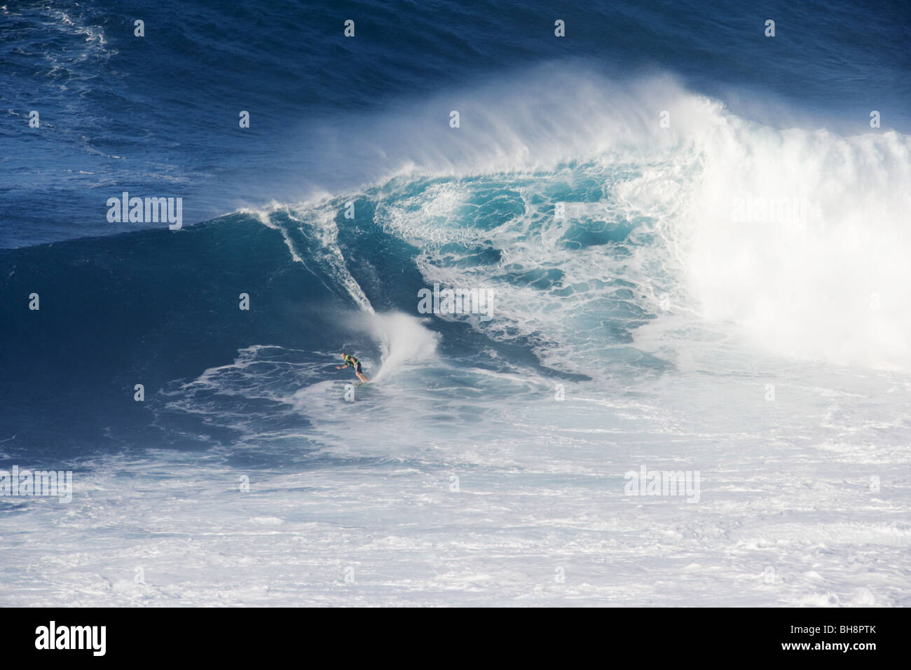 Surfing at Jaws; Maui , Hawaii Stock Photo - Alamy