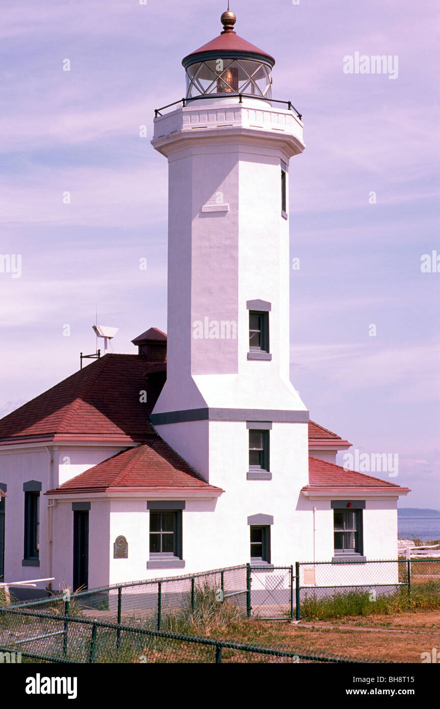 Near Port Townsend, Washington State, USA - Point Wilson Lighthouse ...