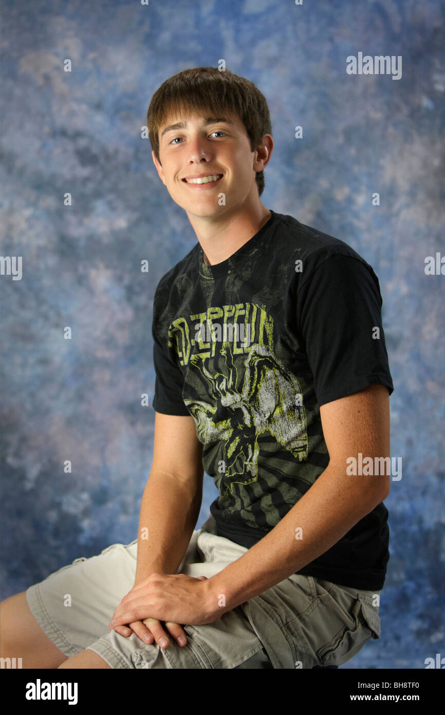 An American teenage boy Stock Photo - Alamy