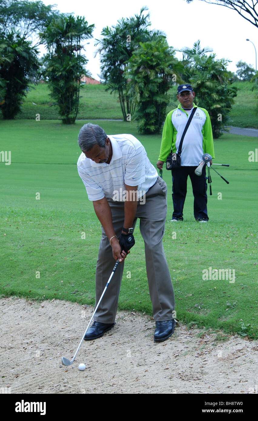 The Golf Player Stock Photo - Alamy