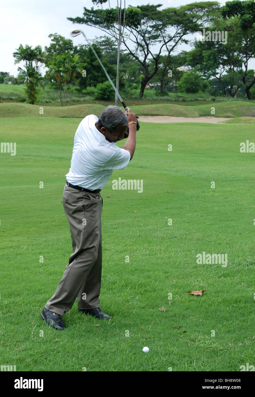 The Golf Player Stock Photo - Alamy