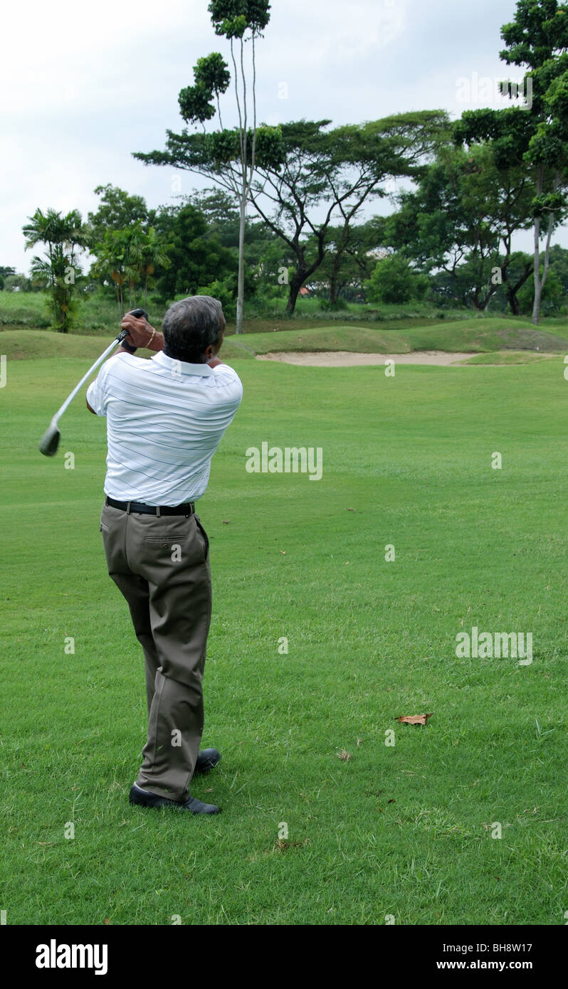 The Golf Player Stock Photo - Alamy