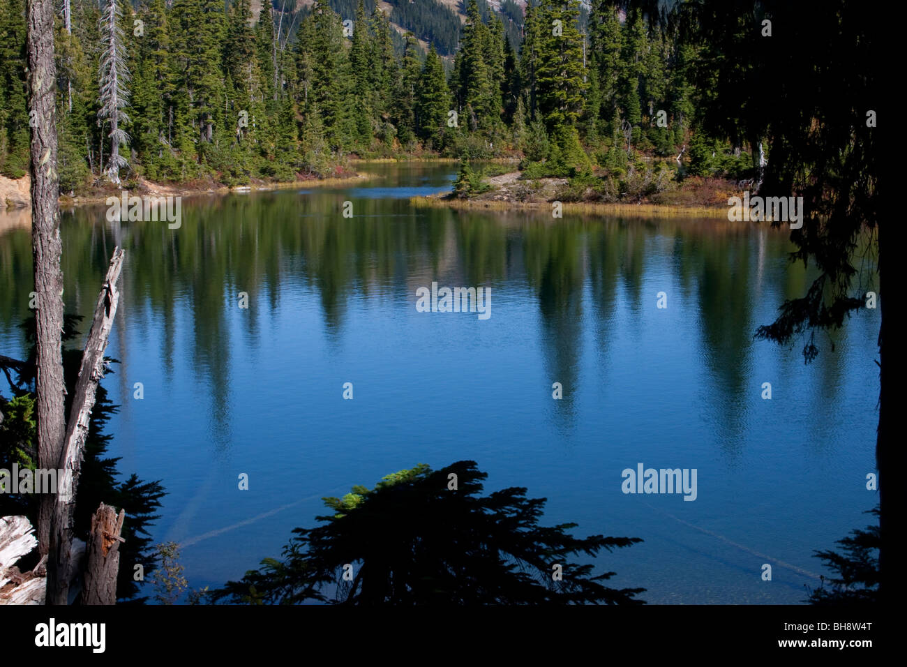 Battleship Lake at the Forbidden Plateau Strathcona Park Vancouver ...