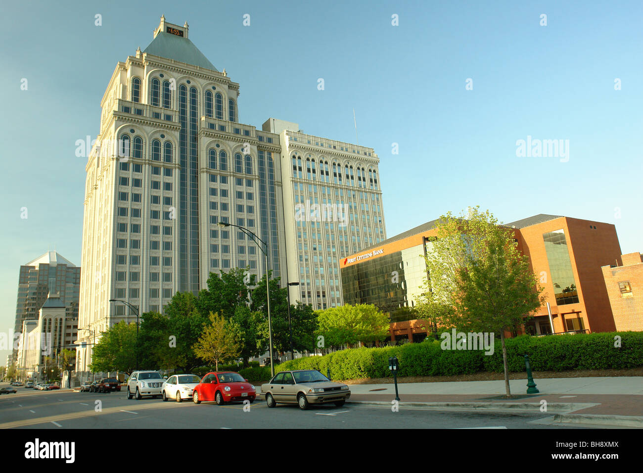 AJD64236, Greensboro, NC, North Carolina, Downtown Stock Photo - Alamy