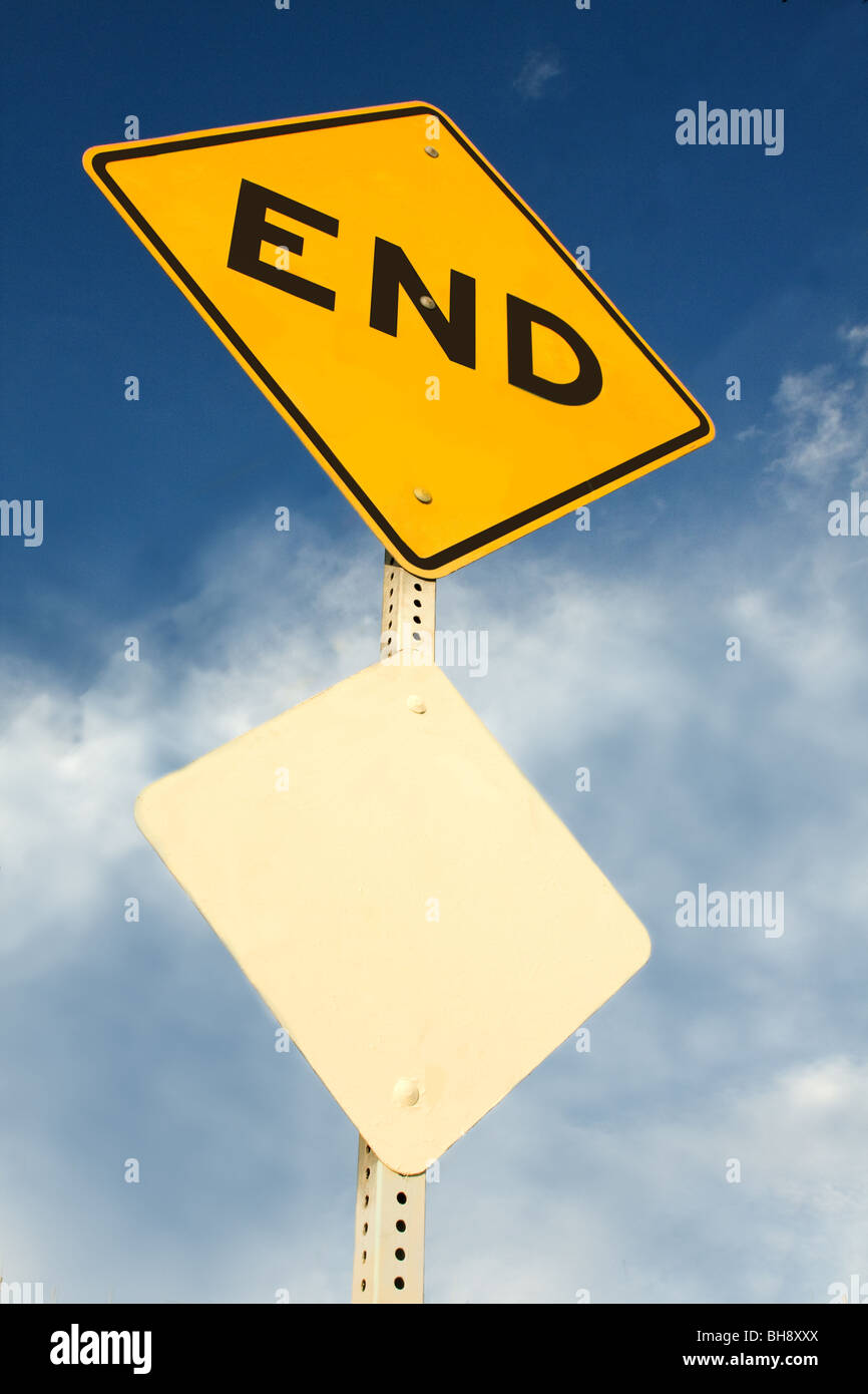 the end sign Stock Photo - Alamy
