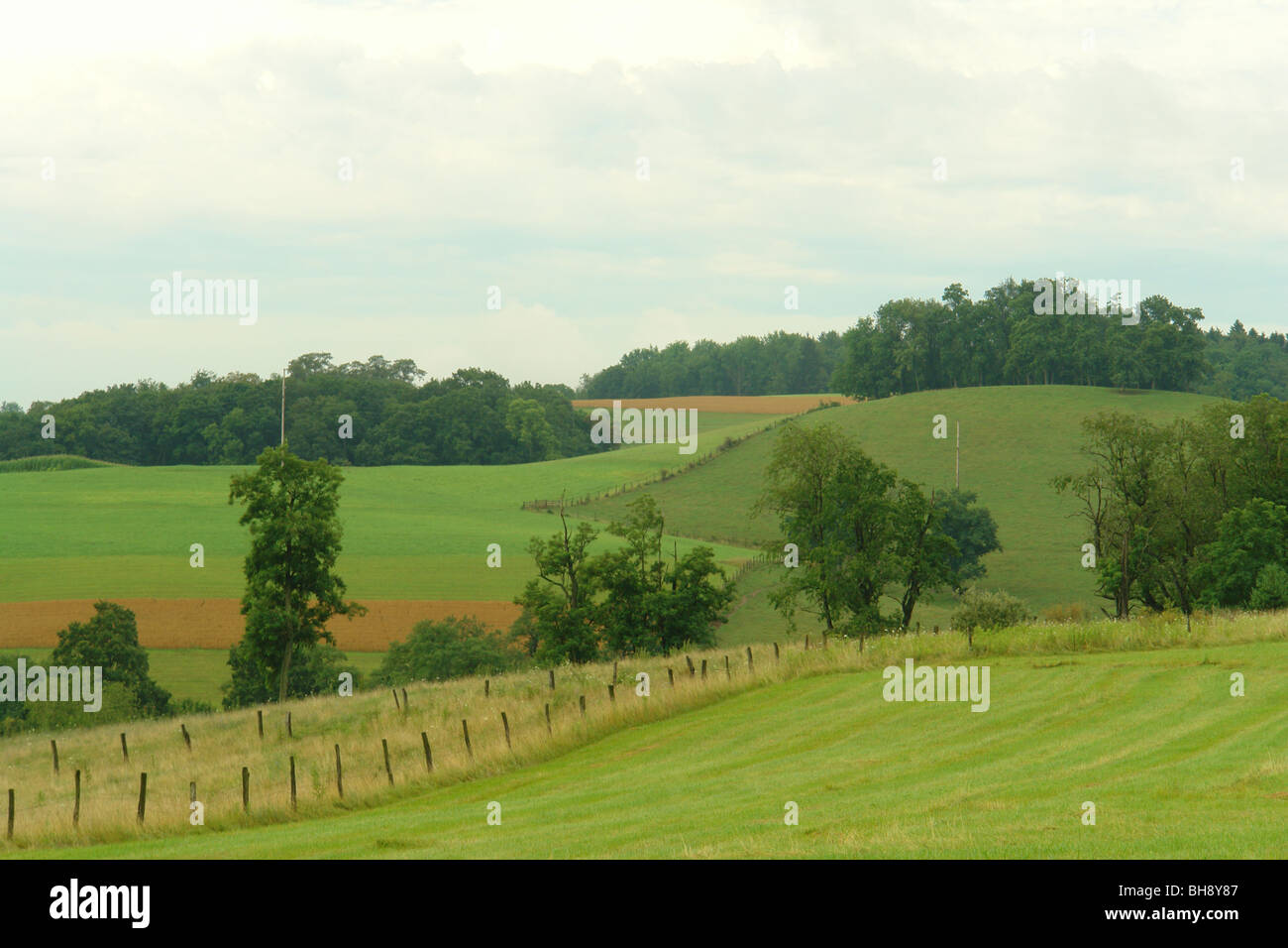 AJD64889, OH, Ohio, farm, farmland, countryside Stock Photo - Alamy