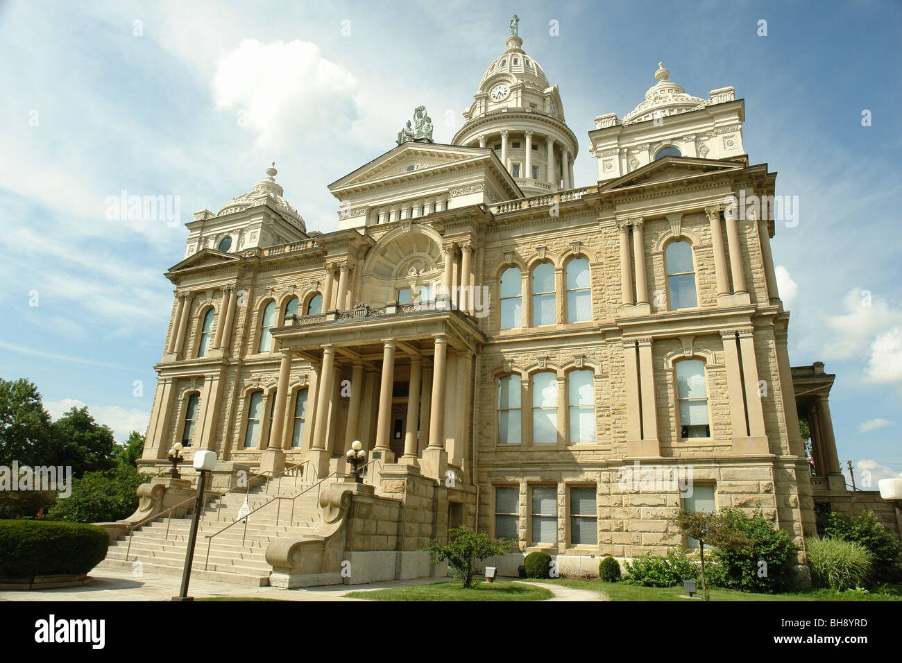 AJD64924, Troy, OH, Ohio, Downtown, Miami County Courthouse Stock Photo ...