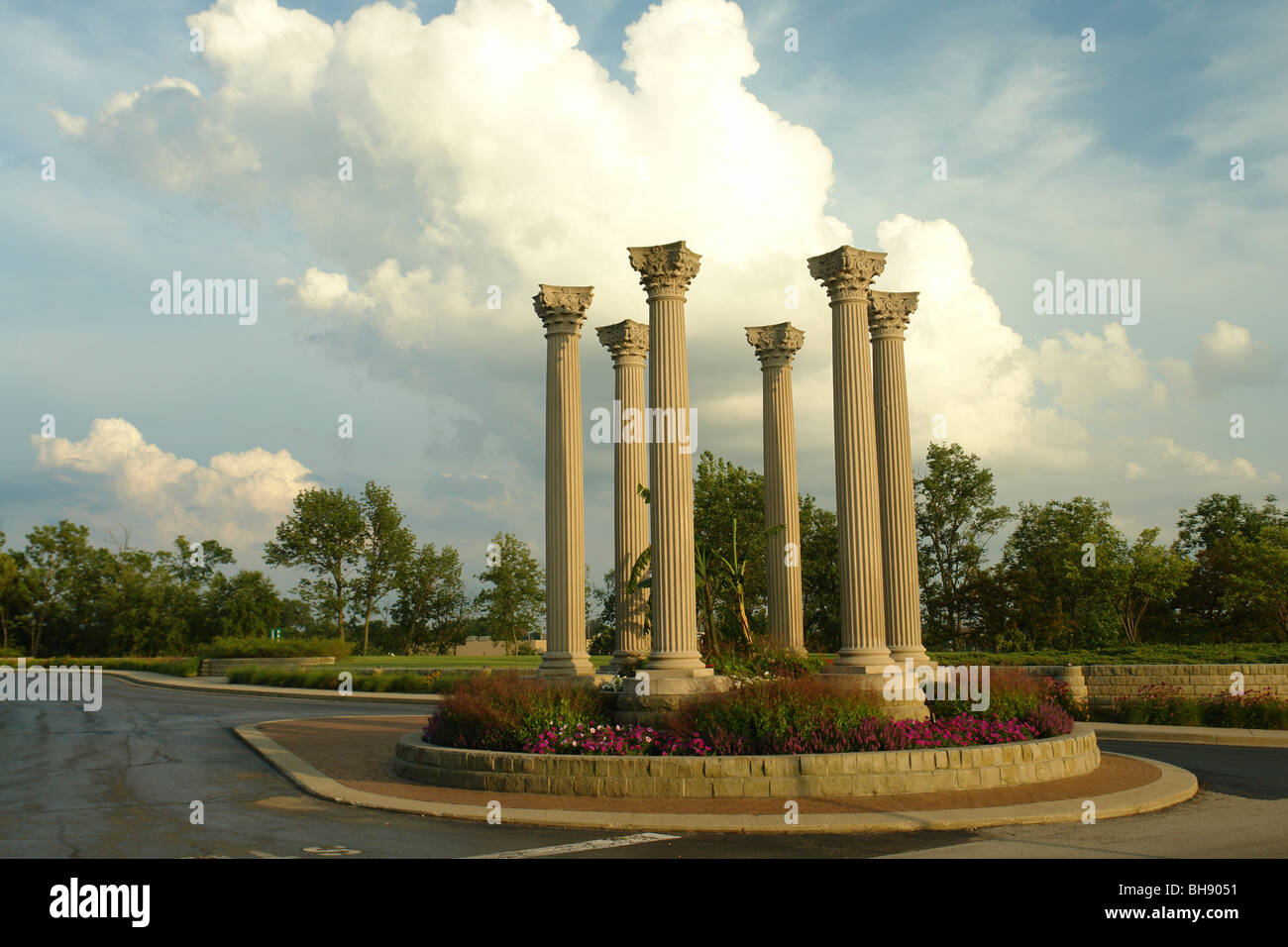 AJD64957, Muncie, IN, Indiana, Minnetrista Cultural Center, limestone ...