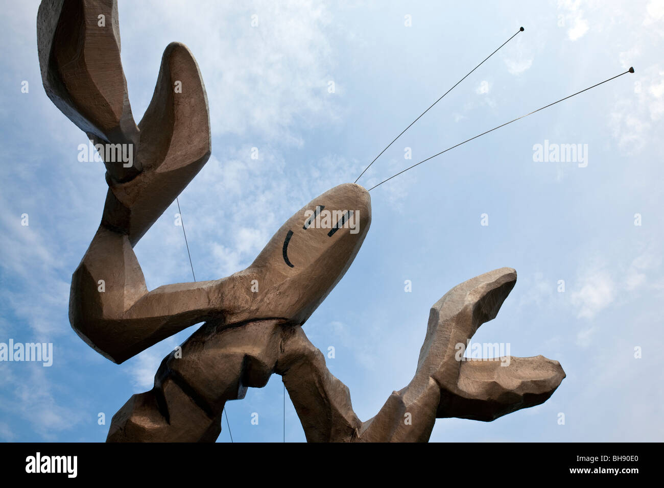 Lobster Sculpture of Xavier Mariscal at Passeig de Colom near Port Vell ...