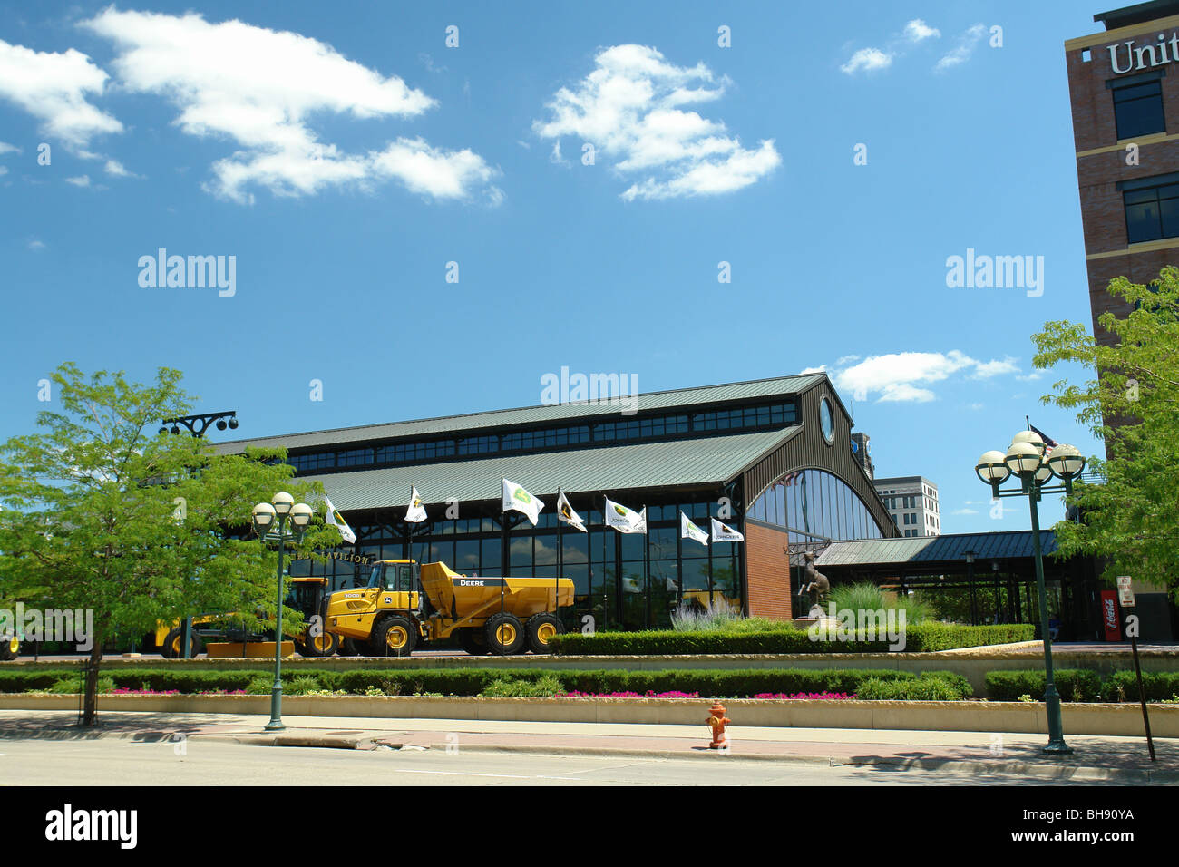 AJD65020, Moline, IL, Illinois, John Deere Pavilion Stock Photo - Alamy