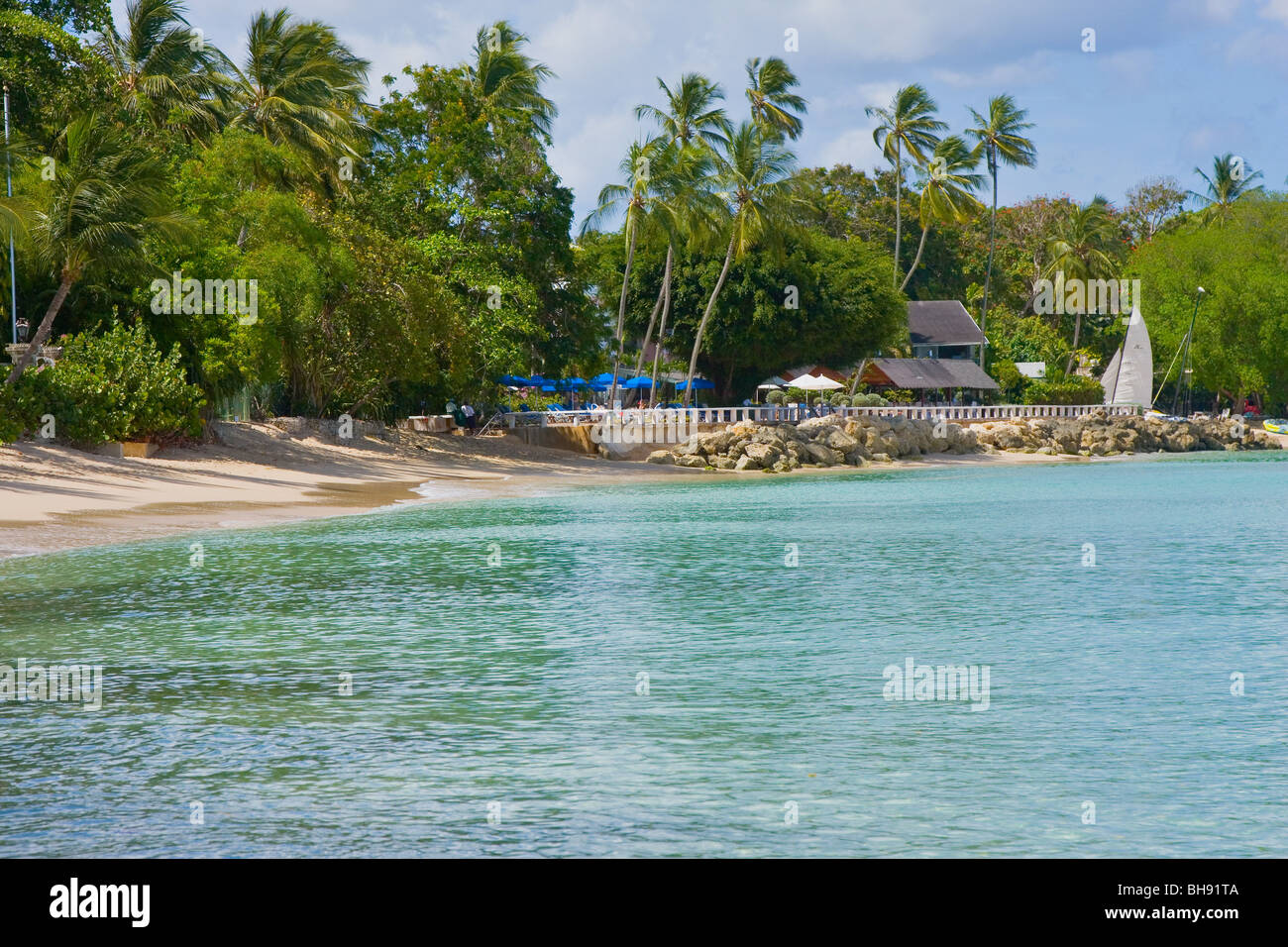 View of Cobblers Cove Hotel, Cobblers Beach, Speightstown, St Peter's ...