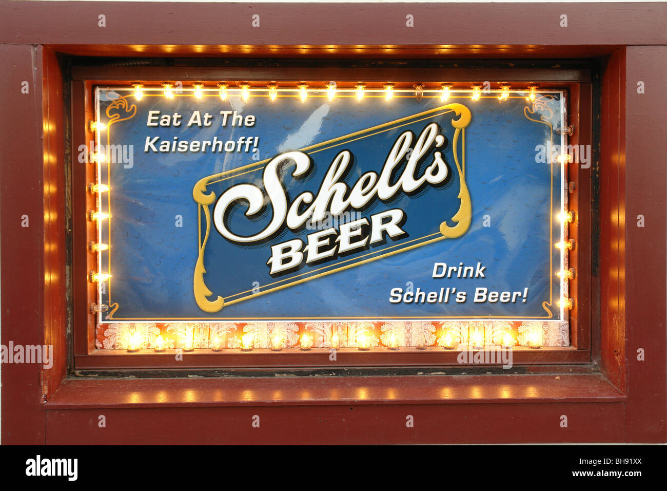 Schells beer advertisement hi-res stock photography and images - Alamy