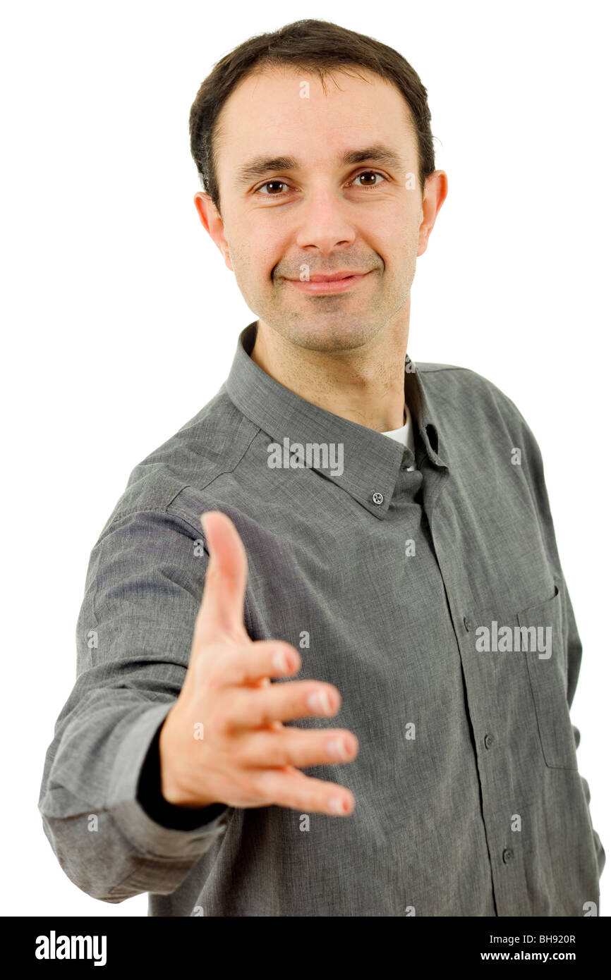 Man shakehand hi-res stock photography and images - Alamy