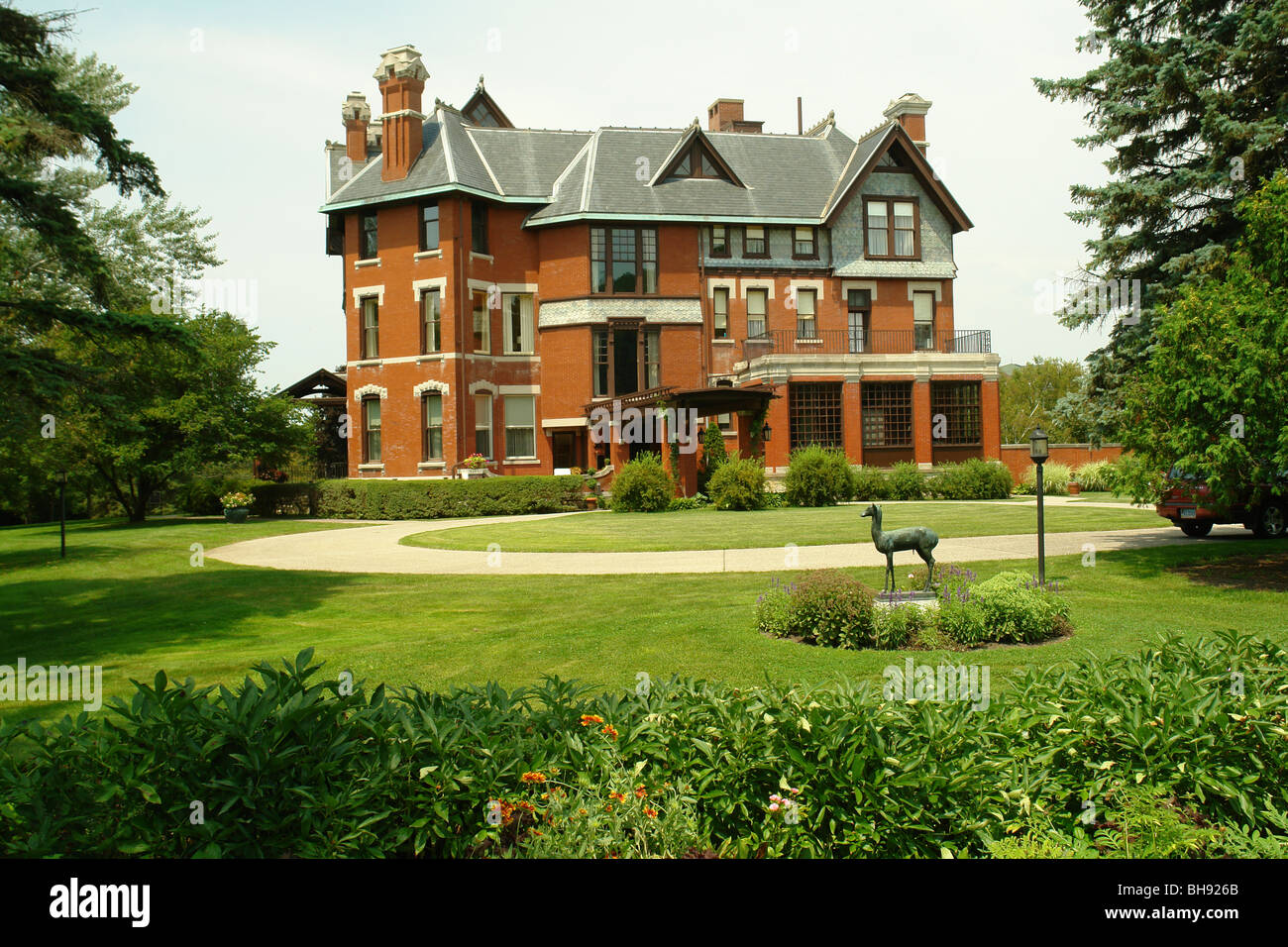 AJD65125, Cedar Rapids, IA, Iowa, Brucemore Estate, mansion Stock Photo ...