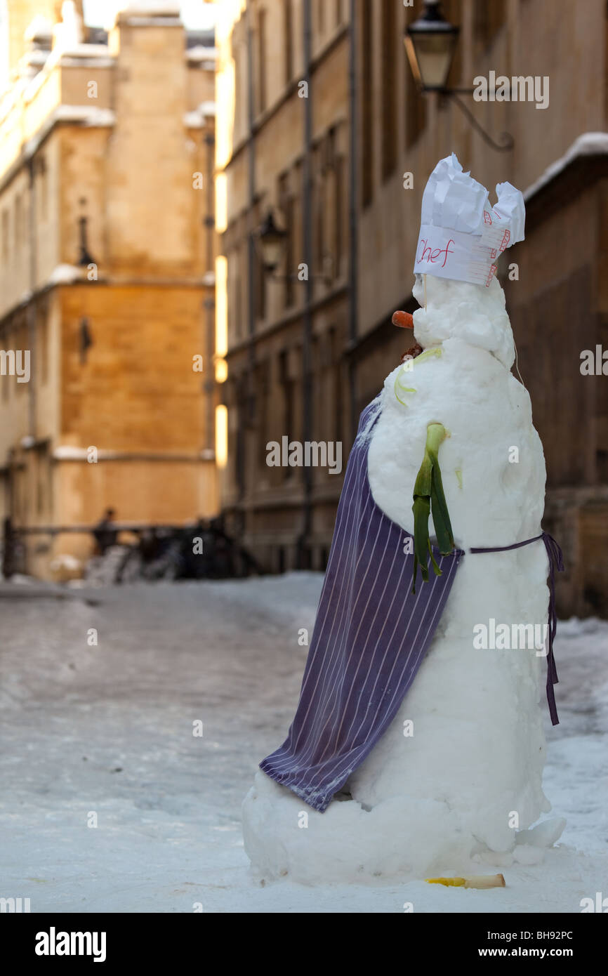 Snowman chef hi-res stock photography and images - Alamy
