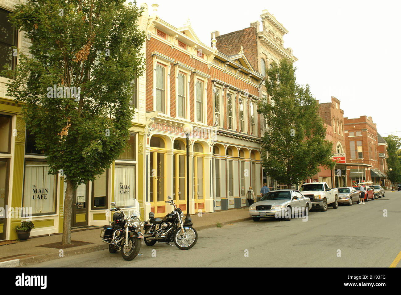 AJD65246, New Harmony, IN, Indiana, Downtown Stock Photo - Alamy
