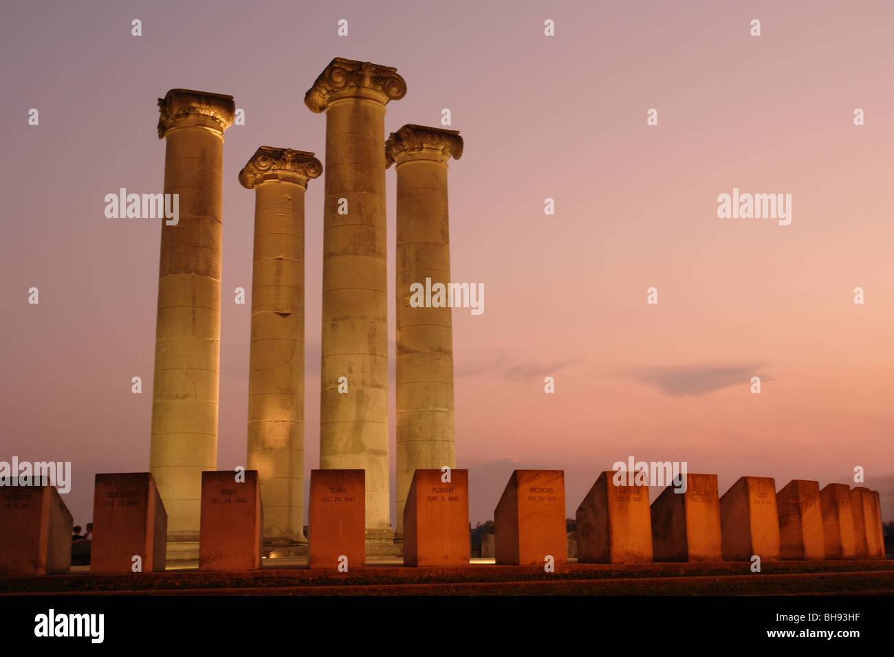 AJD65252, Evansville, IN, Indiana, Four Freedoms Bicentennial Monument ...